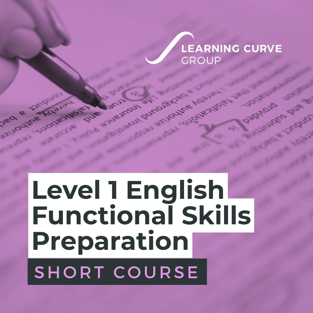 Level 1 English | Functional Skills Preparation | LCG – Learning Curve ...
