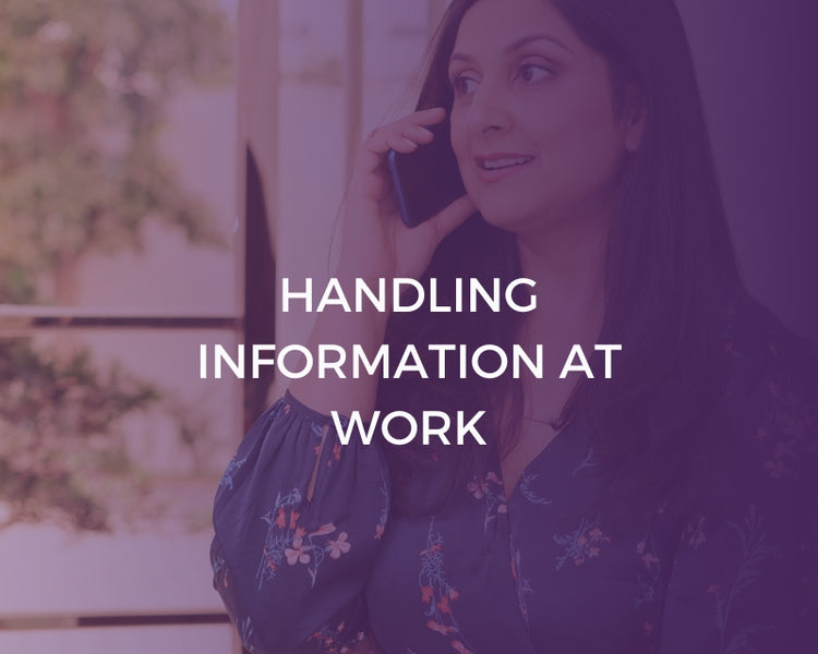 Handling Information at Work | Enrichment | LCG – Learning Curve Group