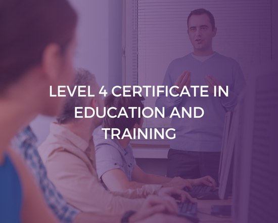 NCFE Level 4 Certificate in Education and Training – Learning Curve Group